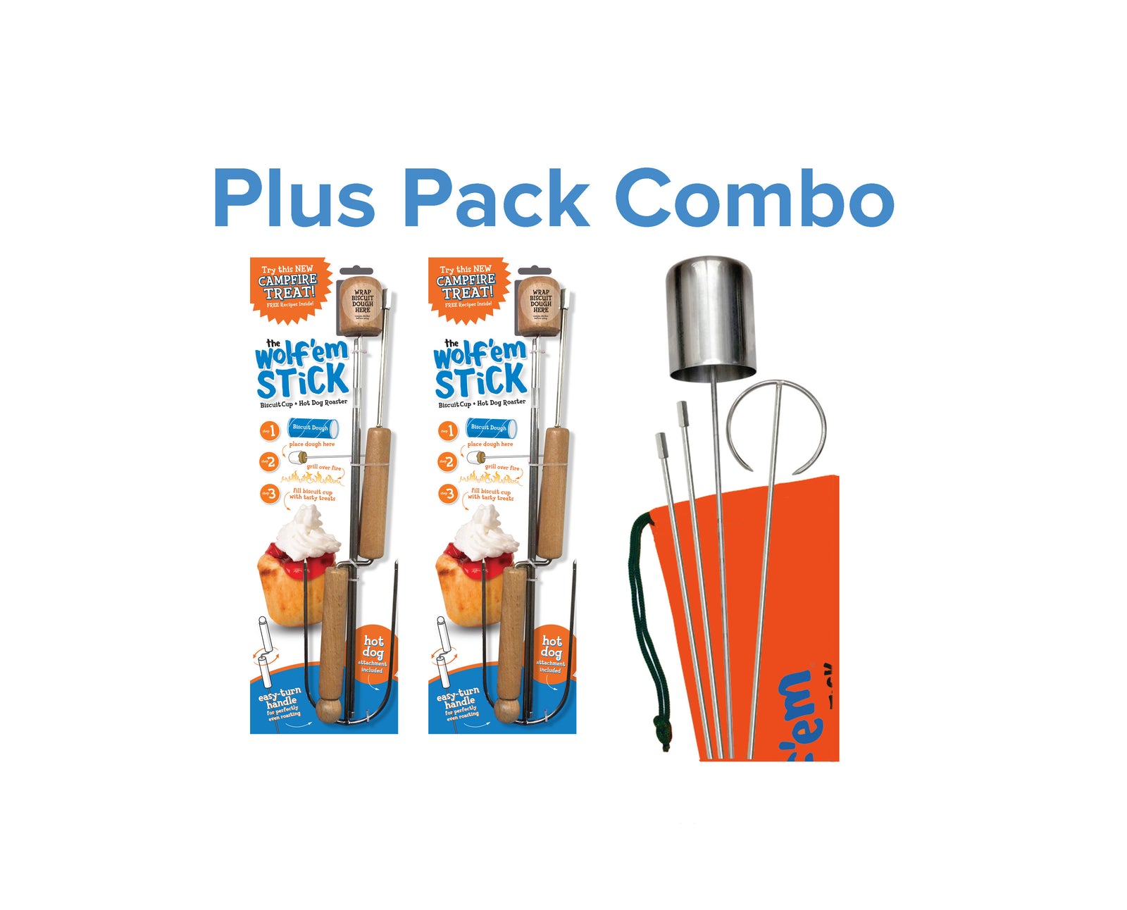 Wolf'em Stick - Ultimate Marshmallow, Hot Dog and Biscuit Roaster – The ...